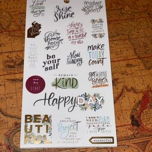 The Happy Planner | Other | Happy Planner Homebody Mini Stickers Book ...